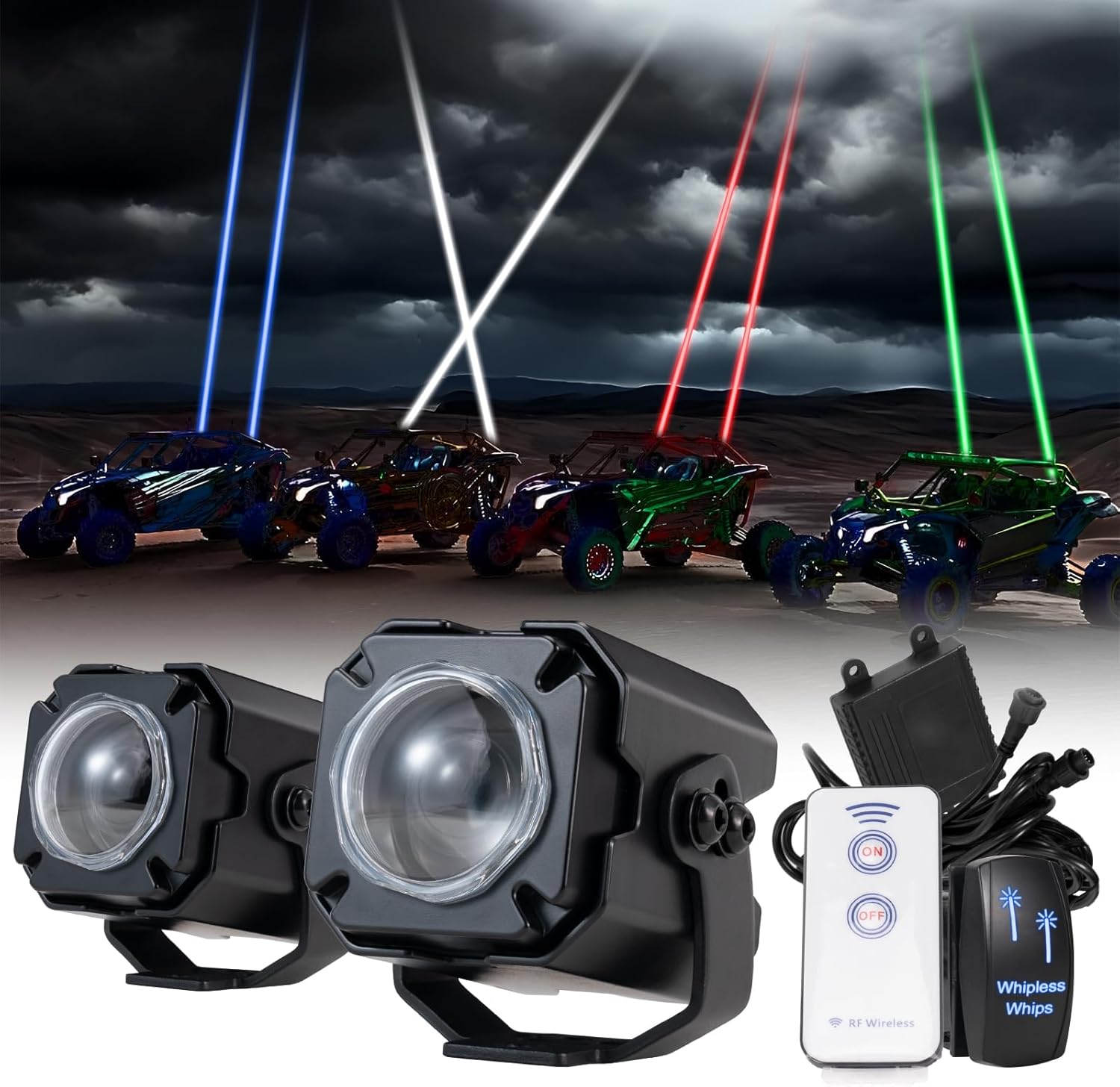Laser LED Whip Lights – YCHOW-TECH